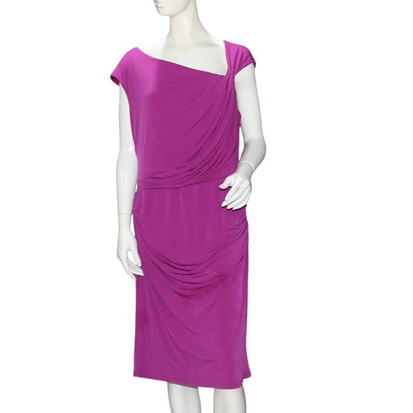 New York & Company | Dresses | New York Company Magenta Draped ...
